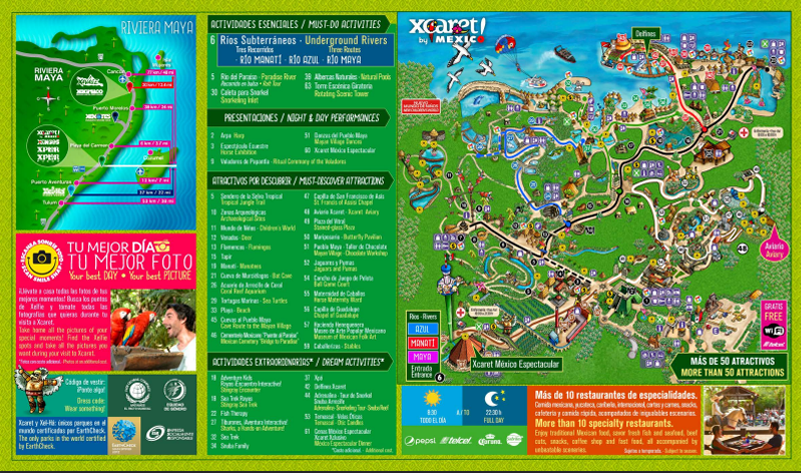 Xcaret Playa del Carmen México - playa explora tours